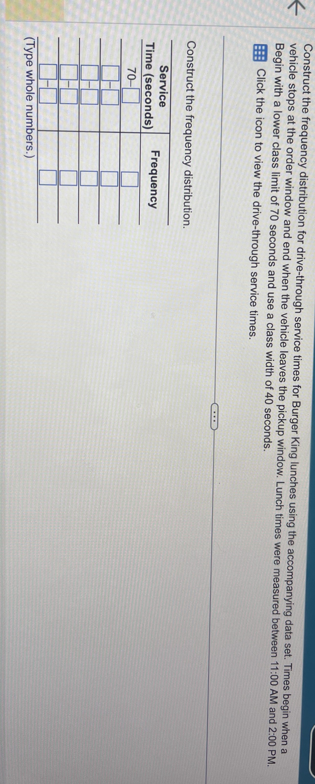 Construct the frequency distribution for | Chegg.com