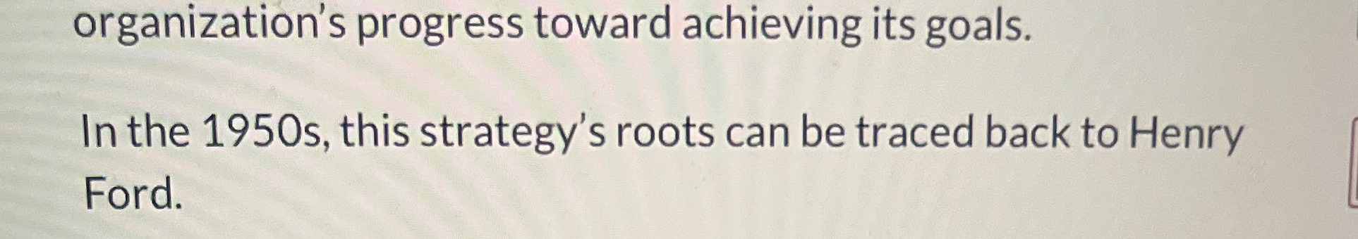 Solved organization's progress toward achieving its goals.In | Chegg.com