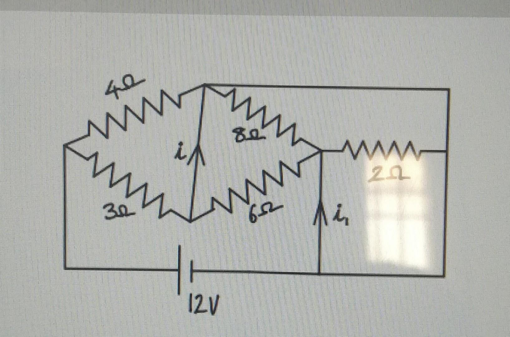 Solved Find the currents i and i1 We need to find | Chegg.com