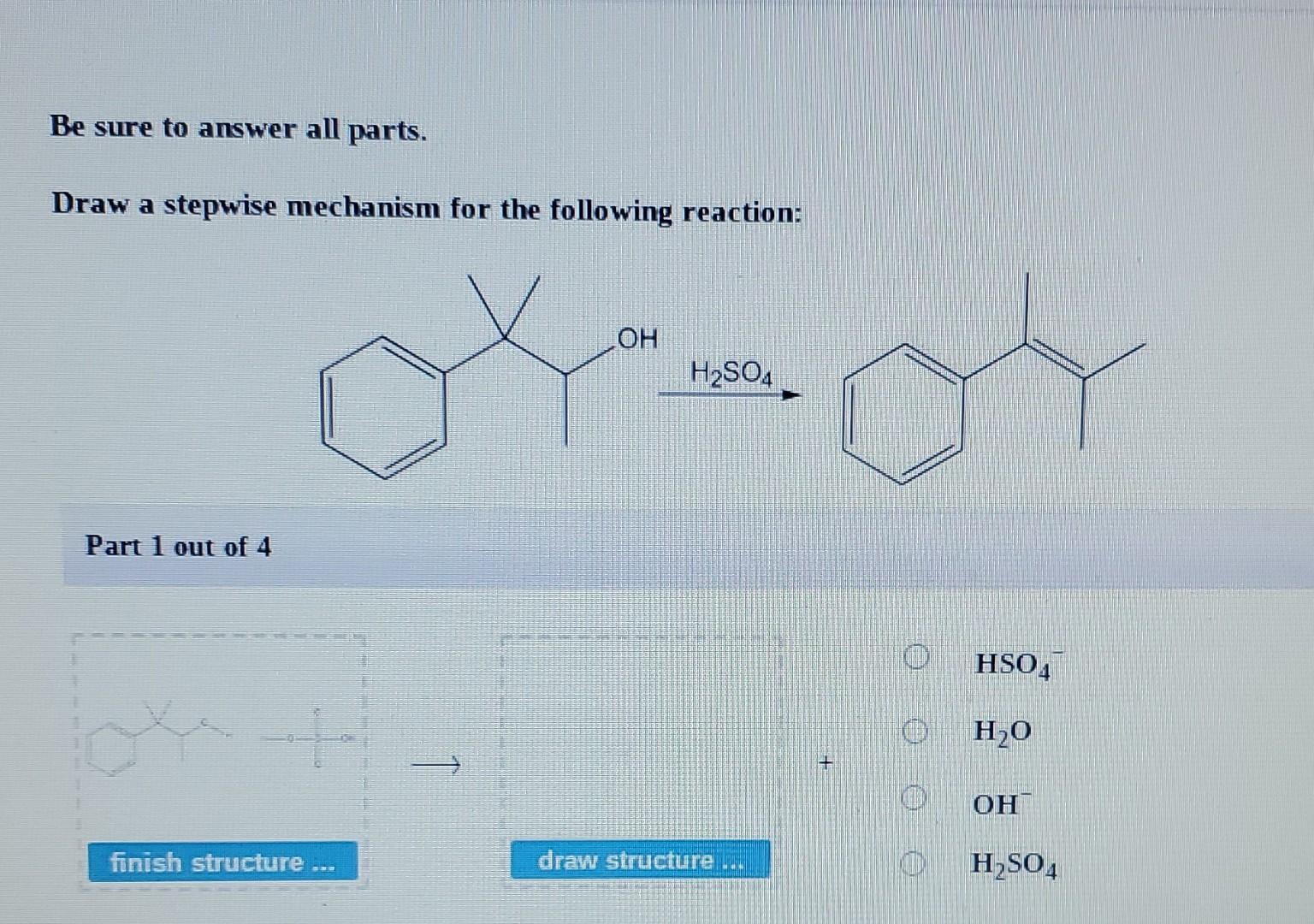 Solved Be sure to answer all parts. Draw a stepwise | Chegg.com
