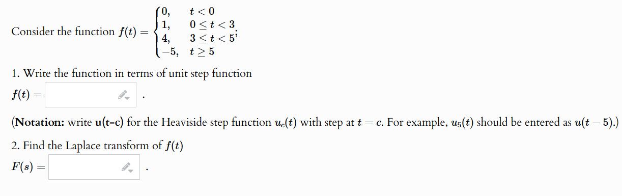 Solved Consider the function | Chegg.com