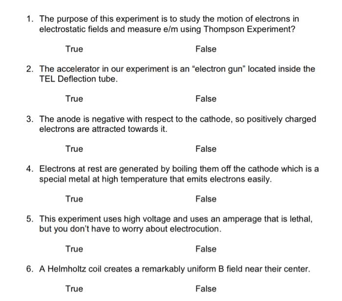 Solved 1. The purpose of this experiment is to study the | Chegg.com