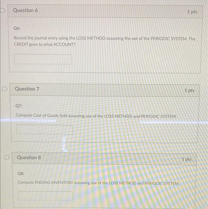 Solved Use the following information for the next THREE | Chegg.com