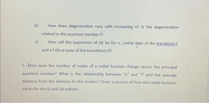 Solved 4.- When solving the radial equation for the hydrogen | Chegg.com