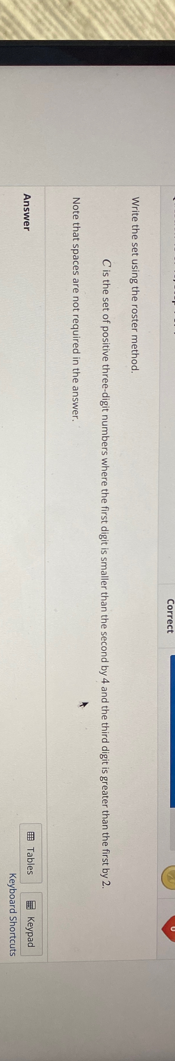 Solved Write the set using the roster method.C ﻿is the set | Chegg.com