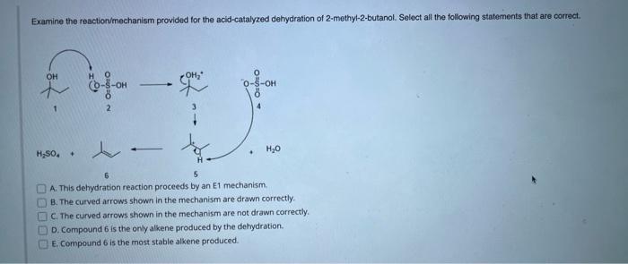 Solved Examine the reaction/mechanism provided for the | Chegg.com