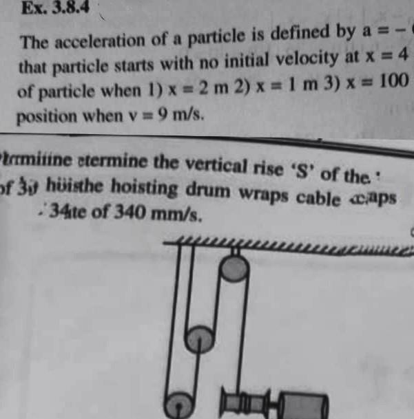 Solved Ex. 3.8.4 The acceleration of a particle is defined | Chegg.com