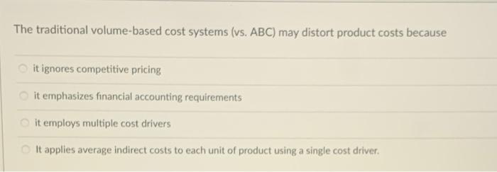 Solved There are four steps in the two-stage cost allocation | Chegg.com