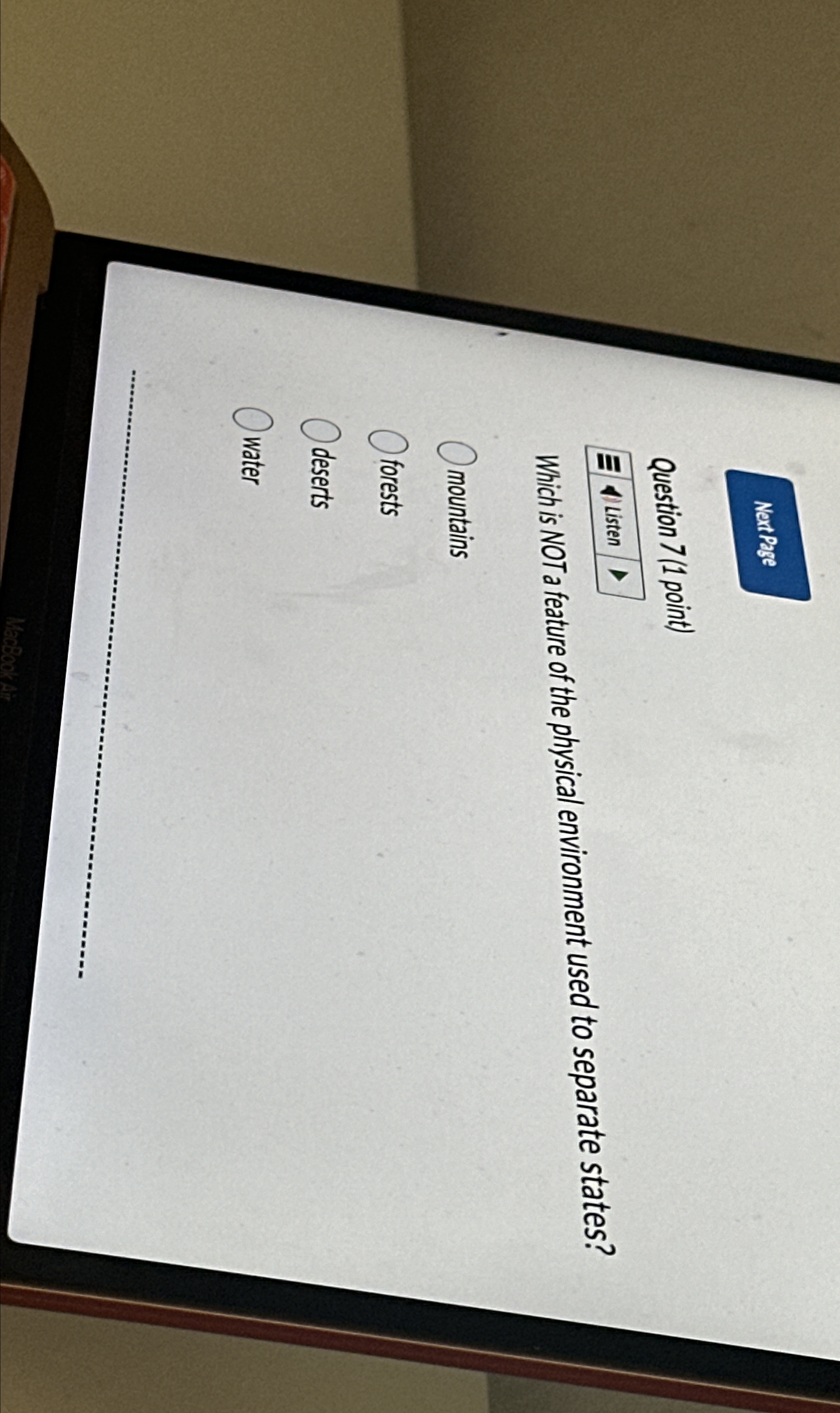 Solved Question 7(1 ﻿point)listenWhich is NOT a feature of | Chegg.com