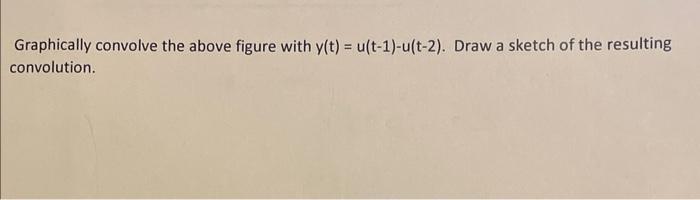 Solved Graphically convolve the above figure with | Chegg.com