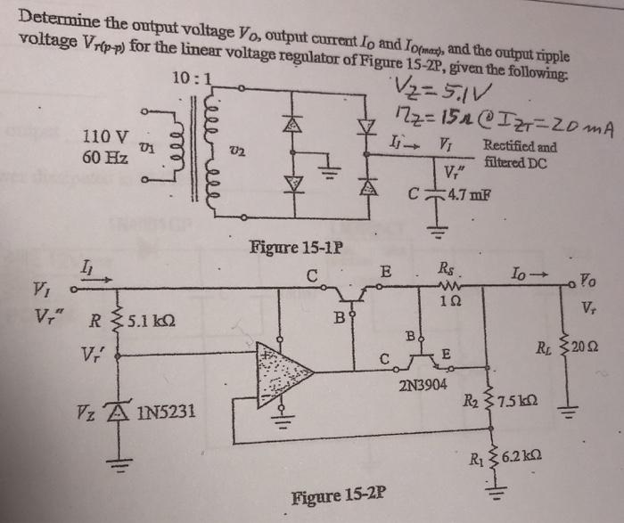 Solved Determine the output voltage Vo, output current Io | Chegg.com