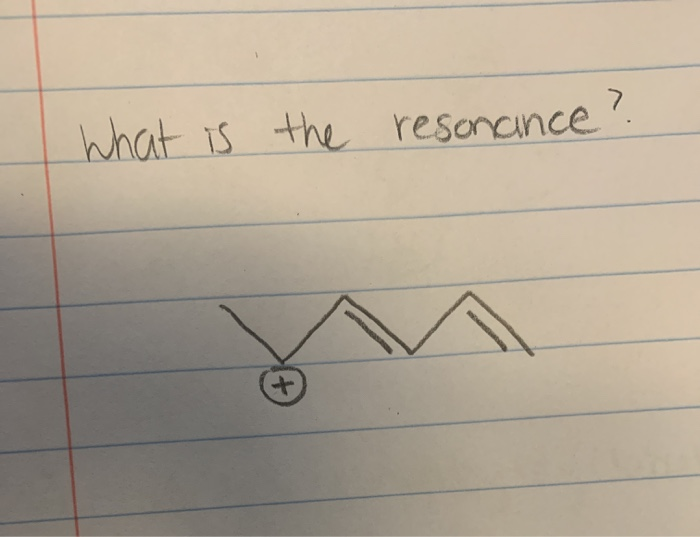 Solved | What is the resonance? | Chegg.com