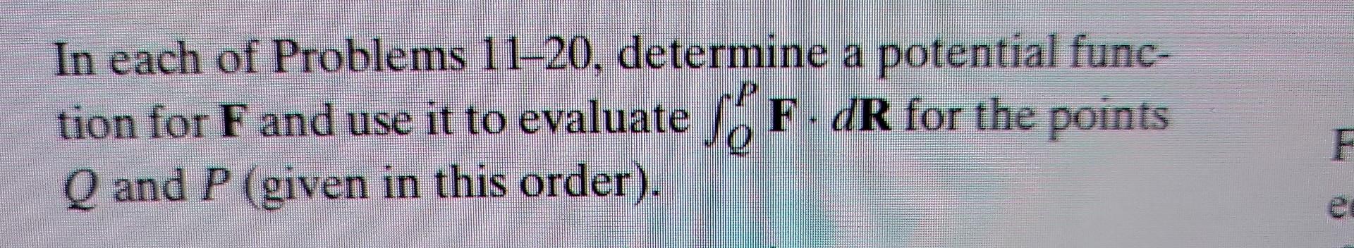 Solved In each of Problems 11−20, determine a potential | Chegg.com