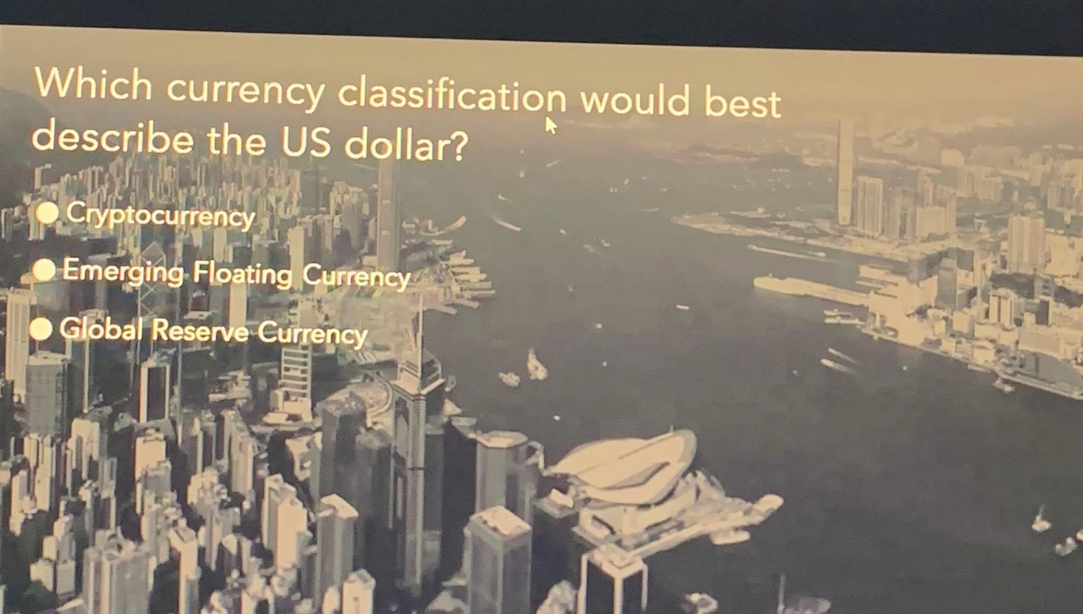 Solved Which currency classification would best describe the | Chegg.com