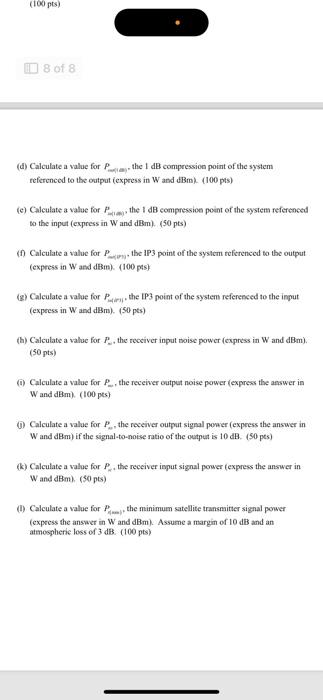 Solved 2. Consider the earth-based satellite receiver shown | Chegg.com