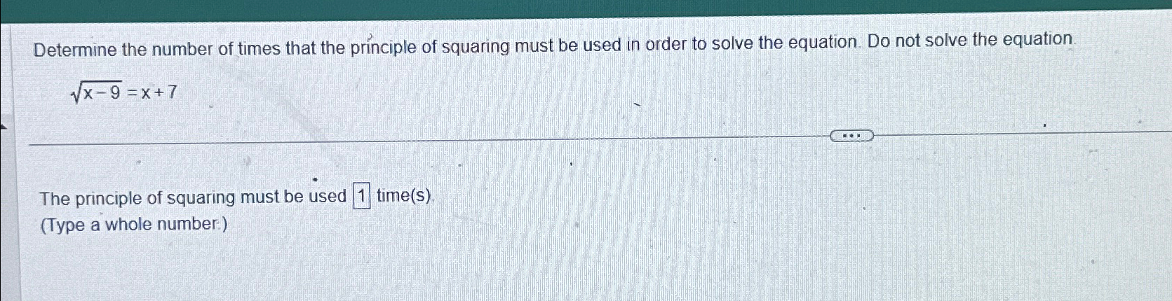 Solved Determine the number of times that the principle of | Chegg.com