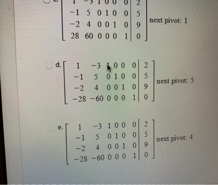 Solved Form the initial tableau, and identify the pivot | Chegg.com
