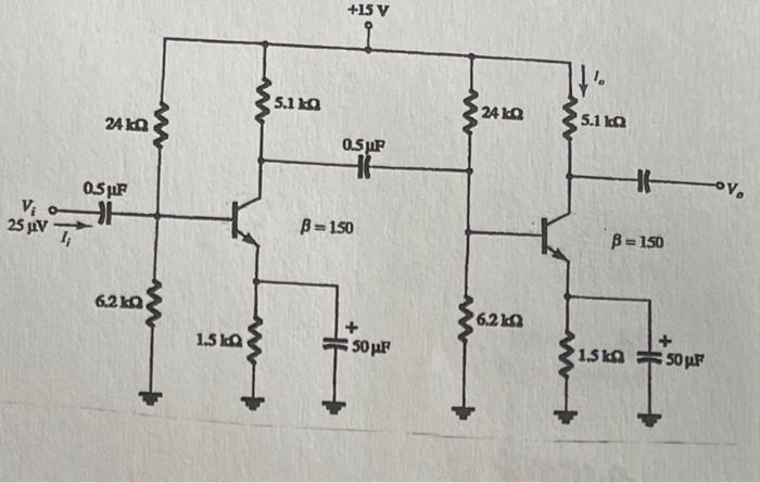 Solved 5. (a) Calculate the No-load voltage gain and output | Chegg.com