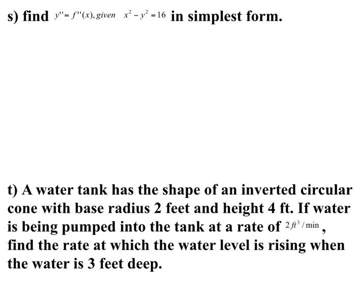 solved-s-find-y-x-given-x-y-16-in-simplest-form-chegg
