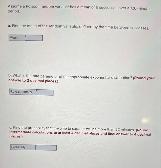 Solved Assume a Poisson random variable has a mean of 6 | Chegg.com
