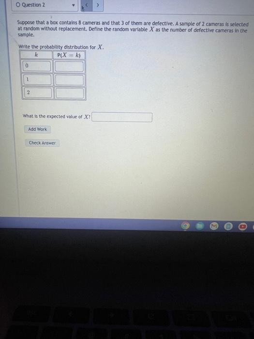 Solved Suppose that a box contains 8 cameras and that 3 of | Chegg.com