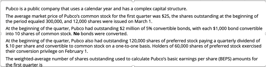 Solved Pubco is a public company that uses a calendar year | Chegg.com
