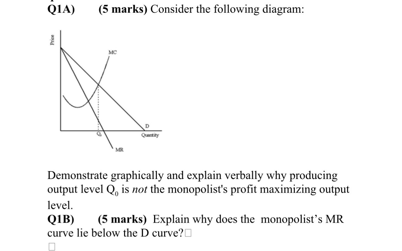 Solved Q1A) (5 ﻿marks) ﻿Consider the following | Chegg.com