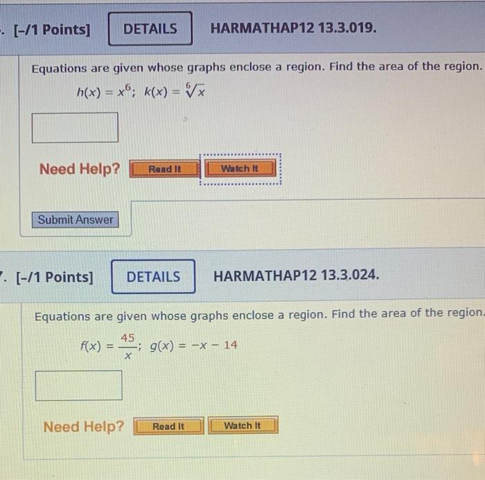Solved Equations are given whose graphs enclose a region. | Chegg.com