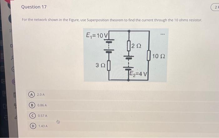 Solved For the network shown in the Figure, use | Chegg.com
