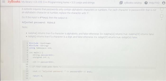 Solved A website requ res that passwords only contain | Chegg.com
