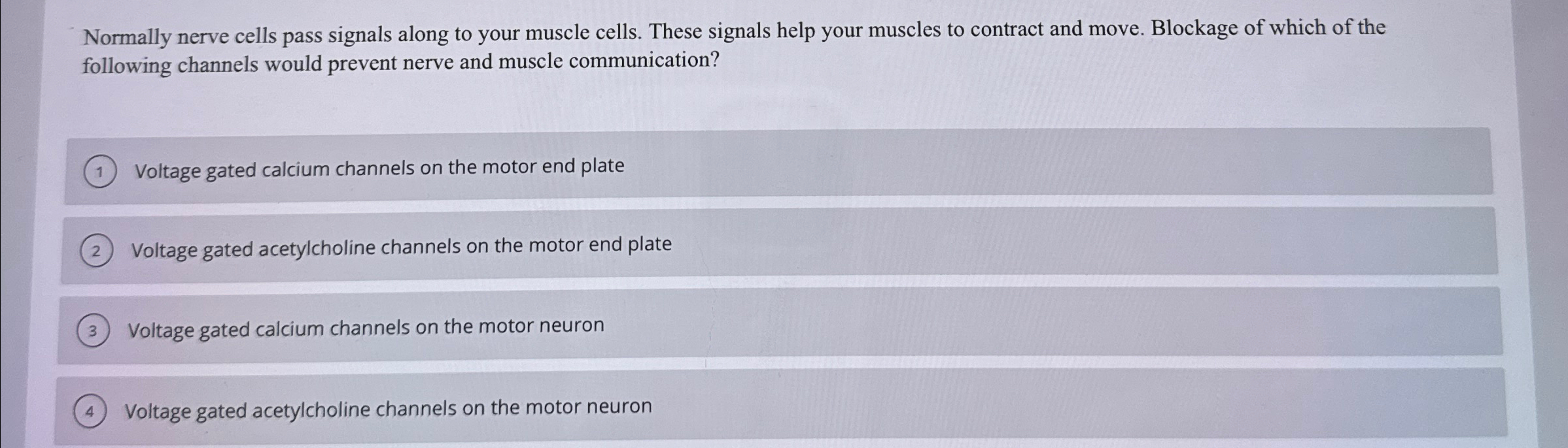 Solved Normally nerve cells pass signals along to your | Chegg.com