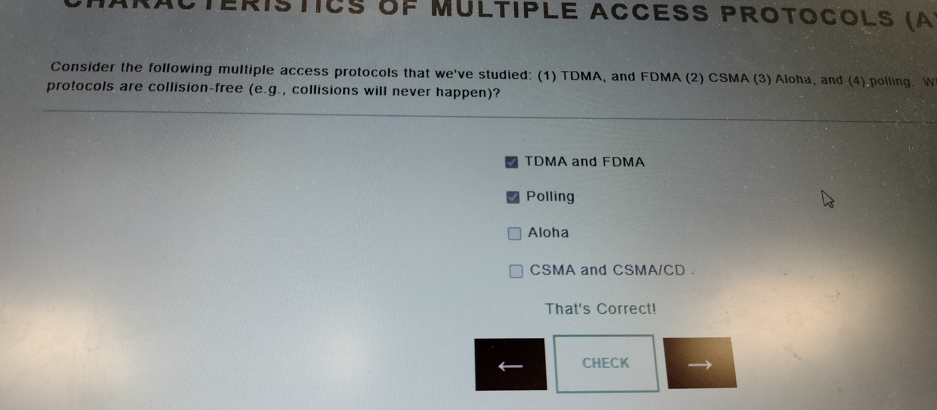 Solved Consider the following multiple access protocols that | Chegg.com