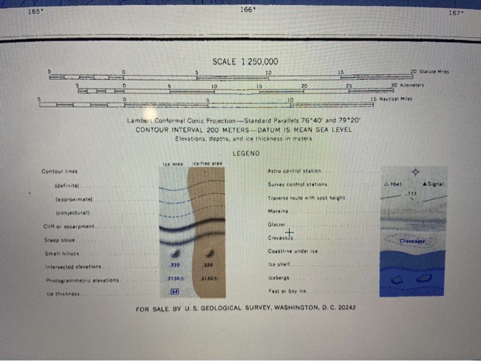 Solved Somewhere on each map is the map legend, which gives | Chegg.com