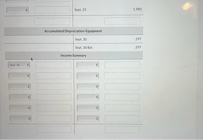 Solved lose the ledger. (Post entries in the order as | Chegg.com