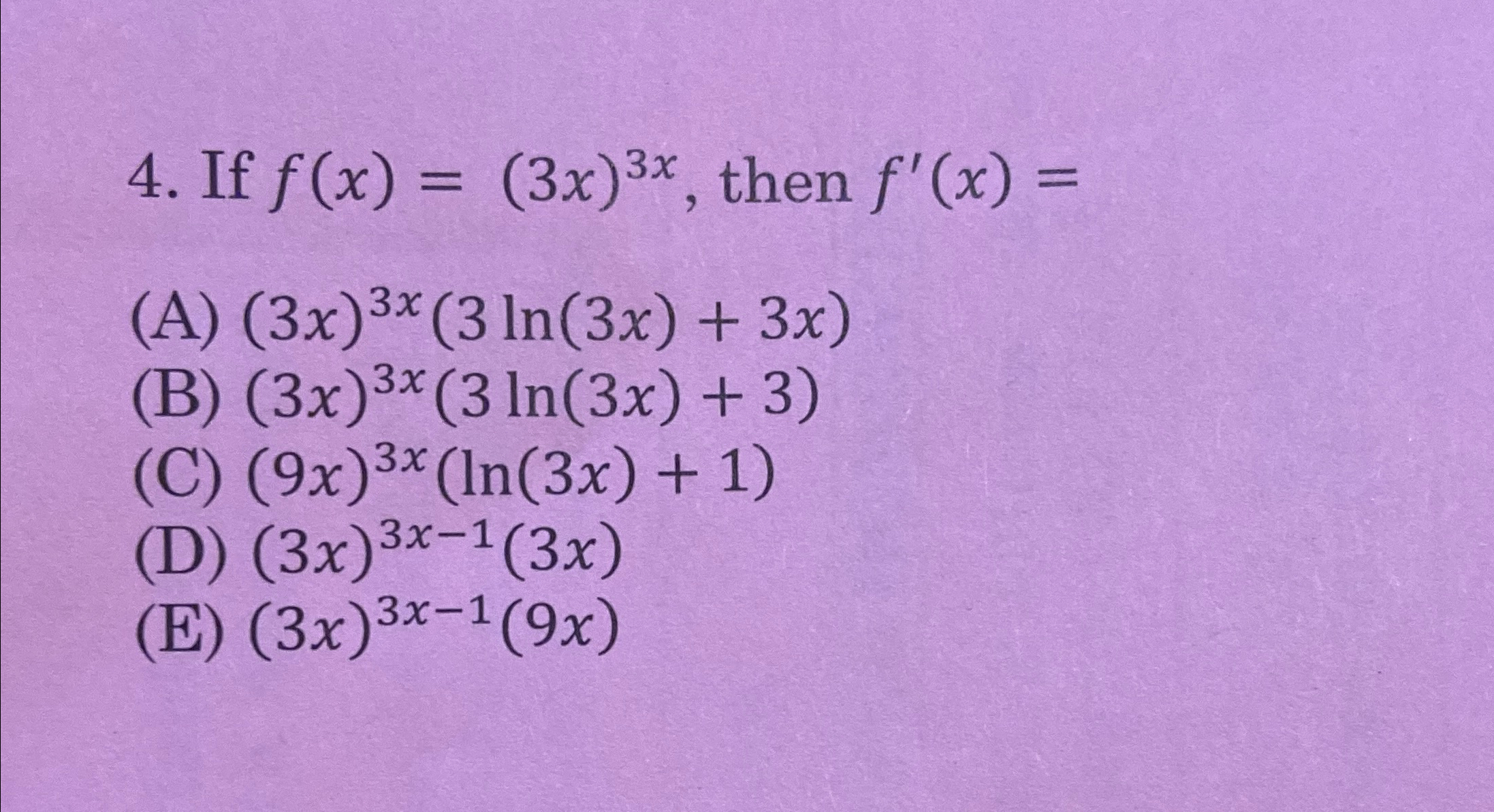Solved For the following problems, choose only one answer. | Chegg.com