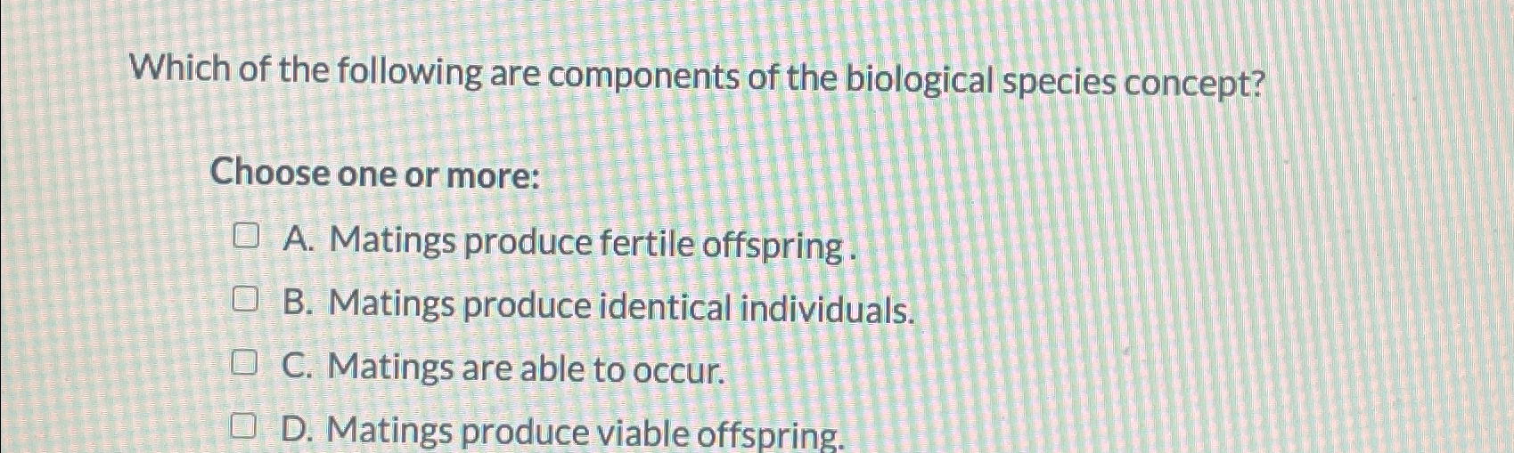 Solved Which of the following are components of the | Chegg.com