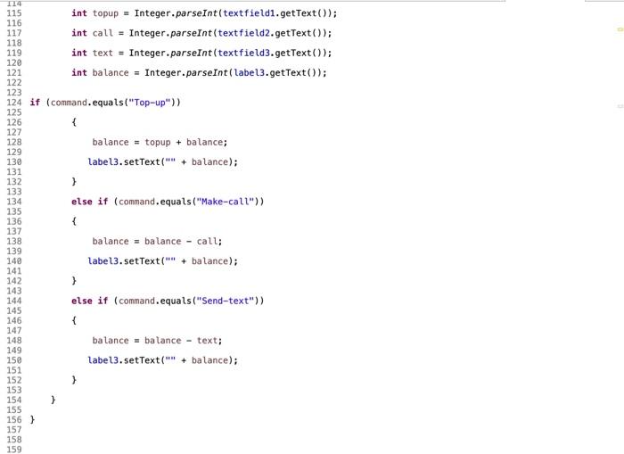 Solved can you please help me to fix the issue. the codes | Chegg.com