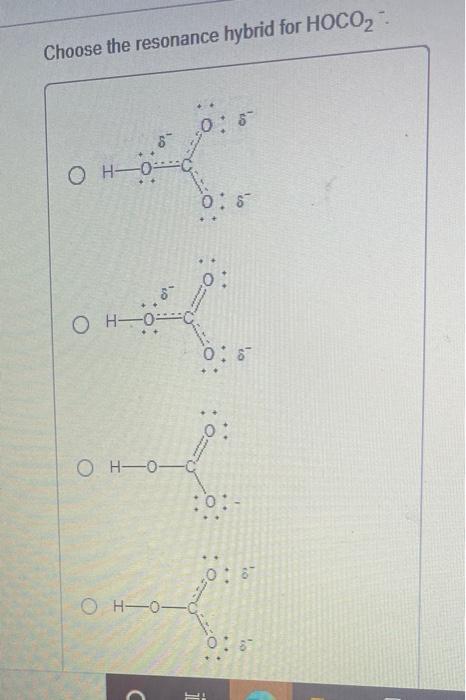 Solved Part A Draw a resonance contributor for HOCO, Draw | Chegg.com