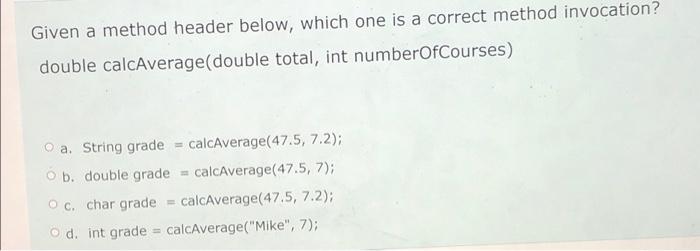 Solved Which expression below evaluates to true if and only | Chegg.com