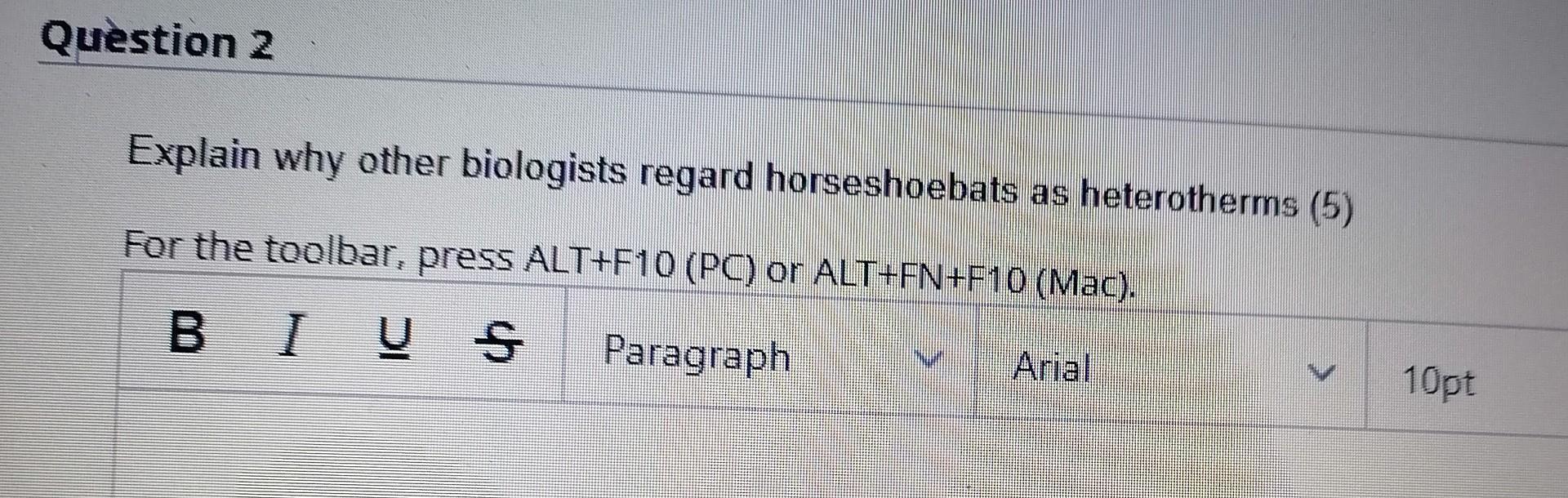 Solved Explain why other biologists regard horseshoebats as | Chegg.com