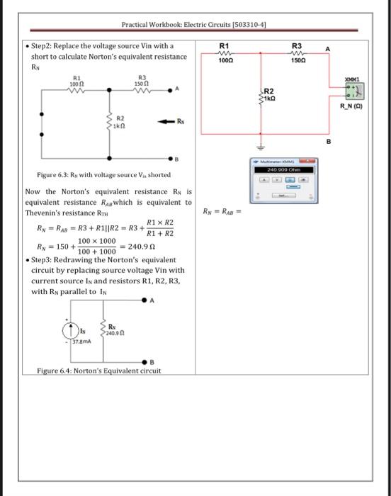 Solved The Norton's Theorem Nortons theorem states that "a | Chegg.com