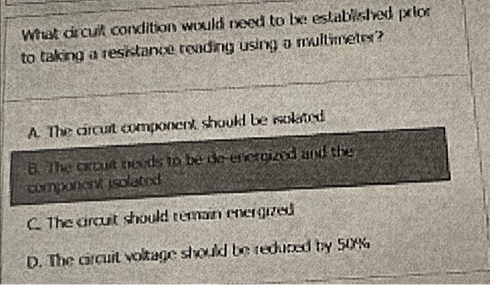 Solved Whak cicut condition would need to be estabiled pic | Chegg.com