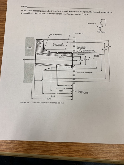 NAME Write a word address program for threading the | Chegg.com
