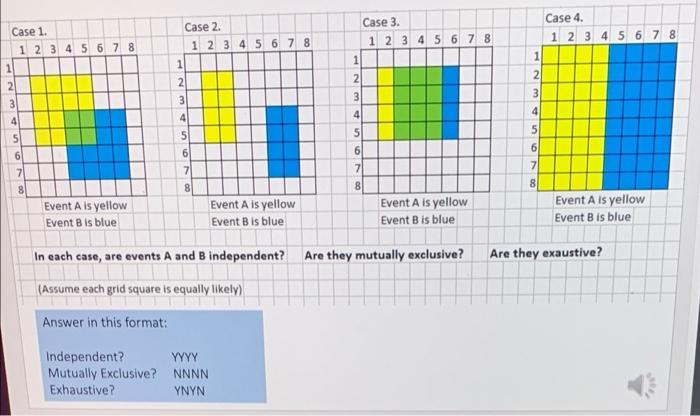 Solved Case 1. 1 2 3 4 5 6 7 8 Case 2 1 2 3 4 5 6 7 8 1 Case | Chegg.com