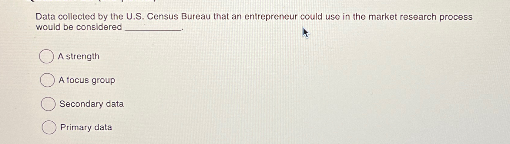 Solved Data collected by the U.S. ﻿Census Bureau that an | Chegg.com