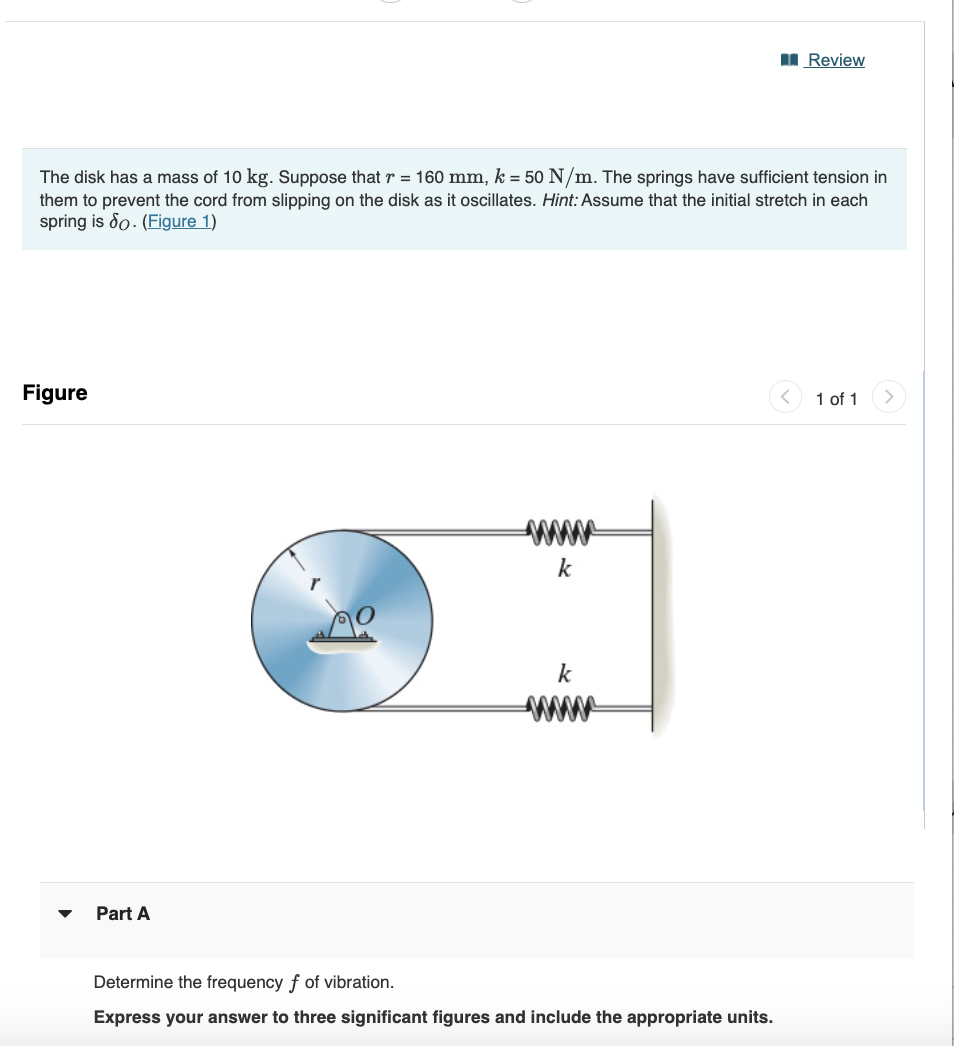 Solved The disk has a mass of 10 ﻿kg . ﻿Suppose that \( | Chegg.com