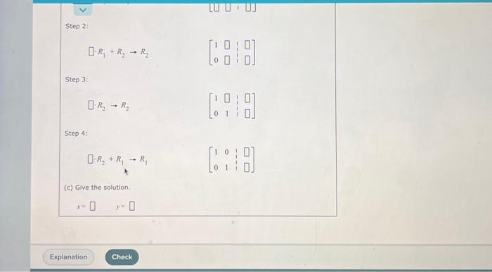 Solved onsider the following system of linear equations. | Chegg.com