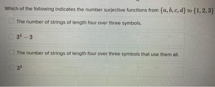 Solved Which of the following indicates the number | Chegg.com
