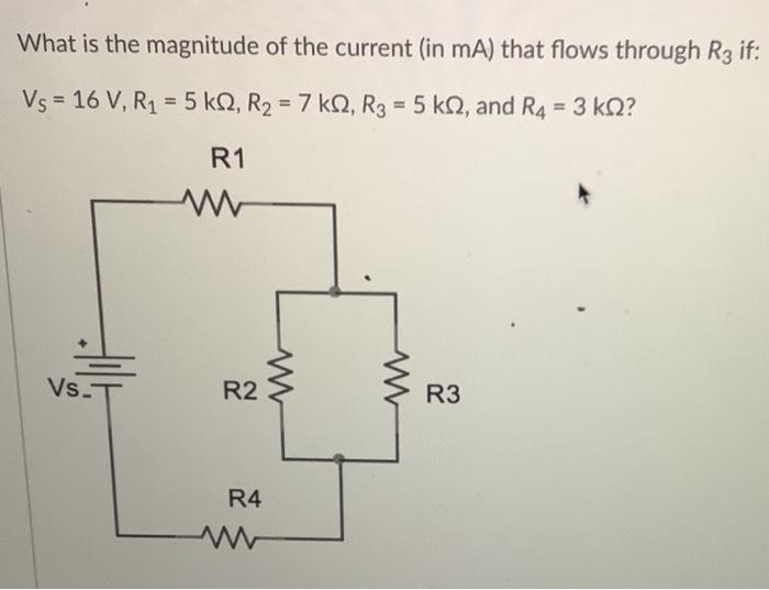 Solved R1 Vs. R2 § R3 R4 What is the magnitude of the | Chegg.com
