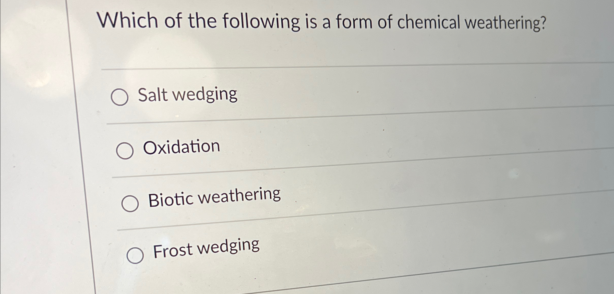 Solved Which of the following is a form of chemical | Chegg.com